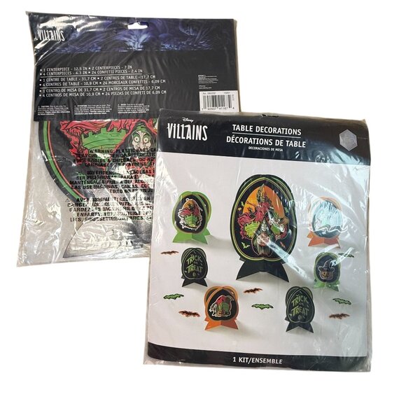 Disney | Party Supplies | Disney Villains Table Decorations Kit ...